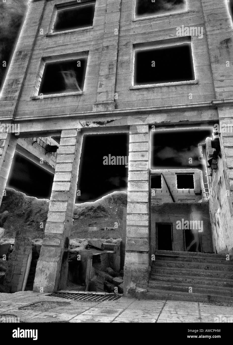 Ghosts in an abandoned building Stock Photo - Alamy