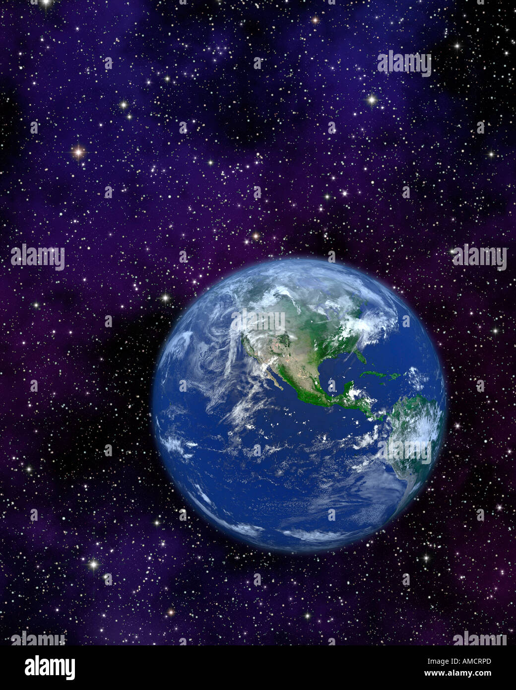 Map of the earth without america hi-res stock photography and images ...