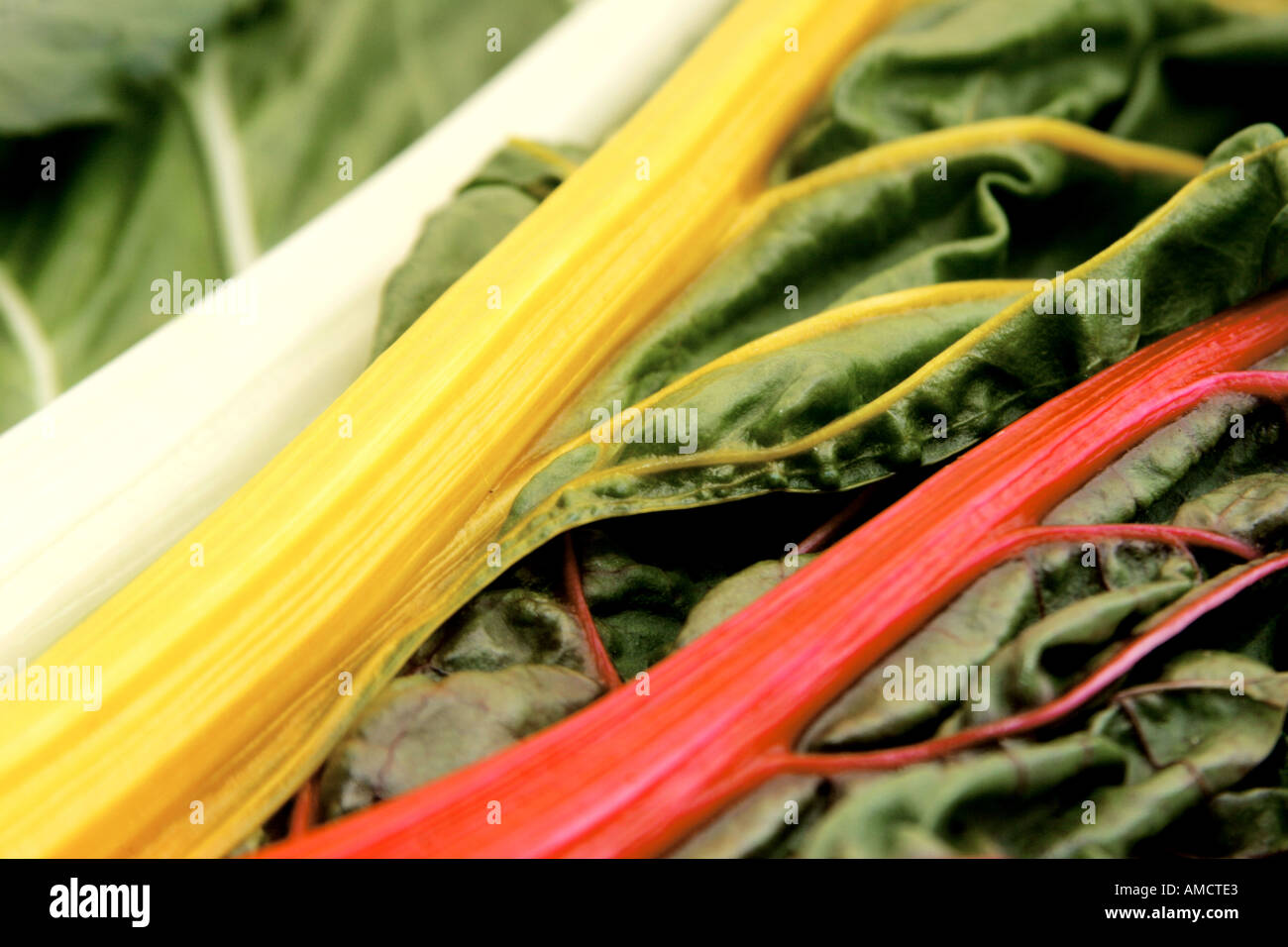 3 colour spinach Stock Photo - Alamy