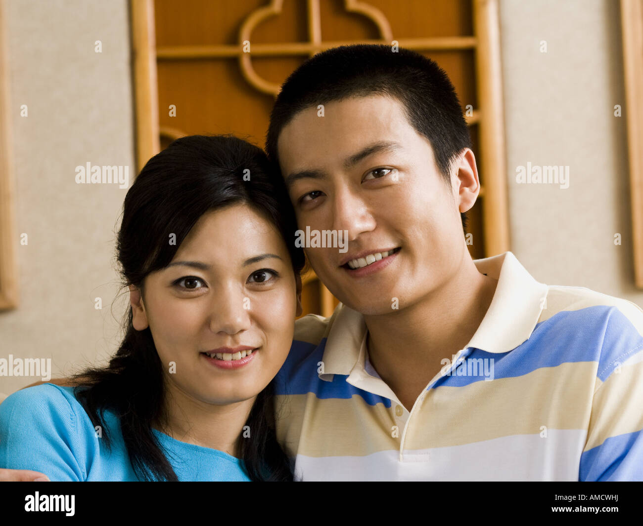 Two seated embracing couples hi-res stock photography and images - Alamy