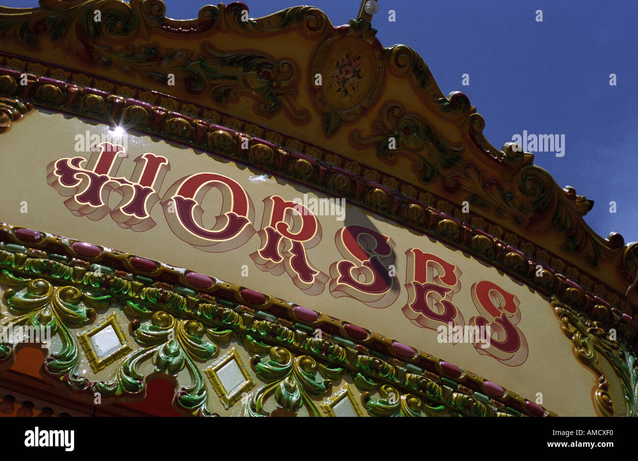 the carousel at prince s gardens Edinburgh Stock Photo - Alamy