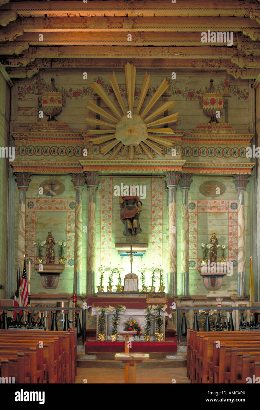 San miguel archangel mission hi-res stock photography and images - Alamy