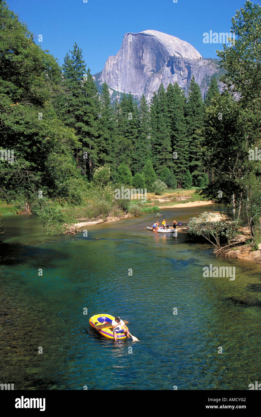Rafting merced river yosemite hi-res stock photography and images - Alamy