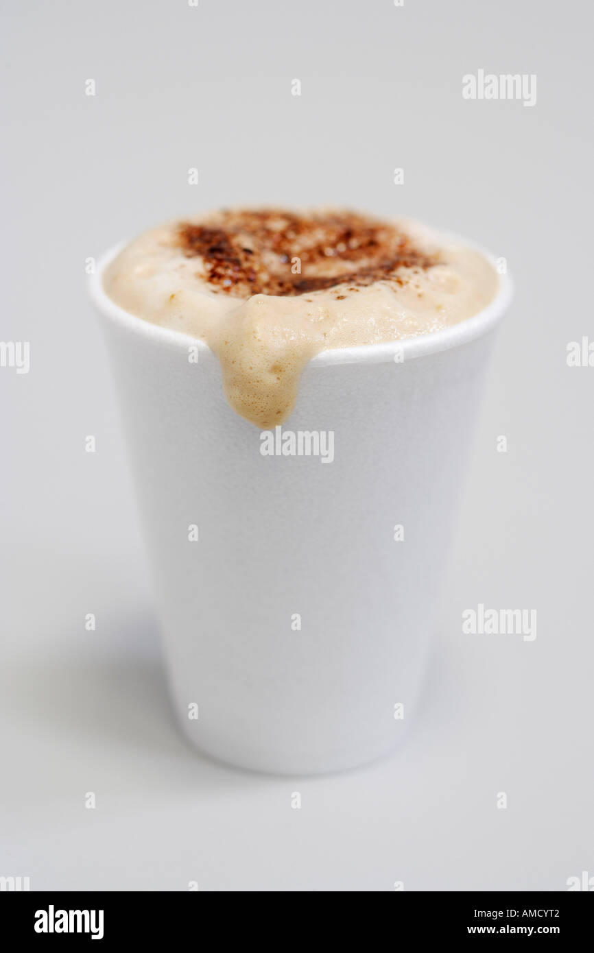 Coffee cup foam overflowing hi-res stock photography and images - Alamy