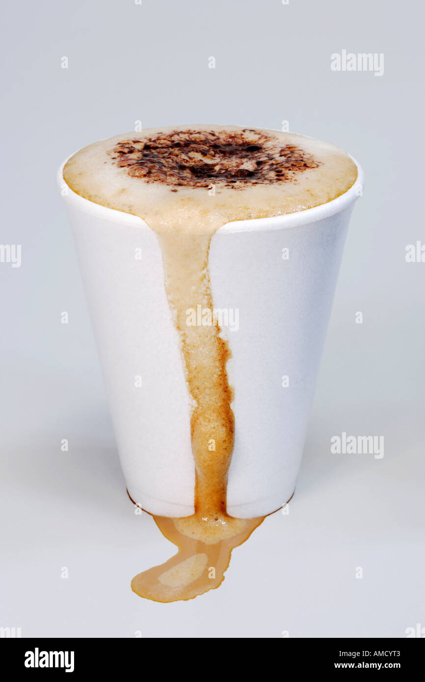 Coffee cup foam overflowing hi-res stock photography and images - Alamy