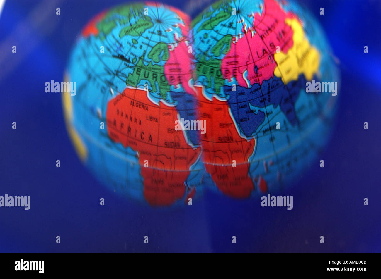 A colorful globe Stock Photo - Alamy