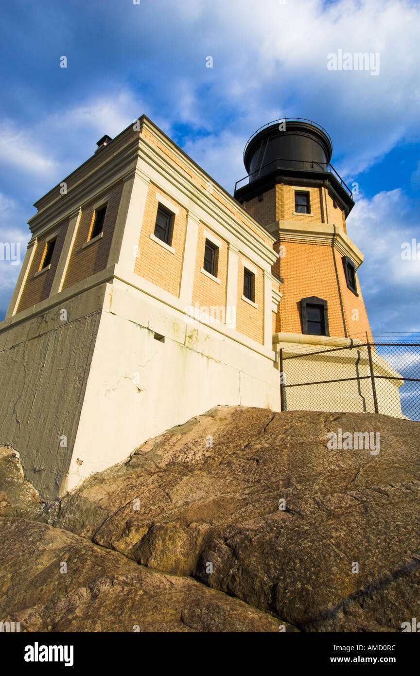 Split Rock Lighthouse on the north shore of Lake Superior near Silver ...