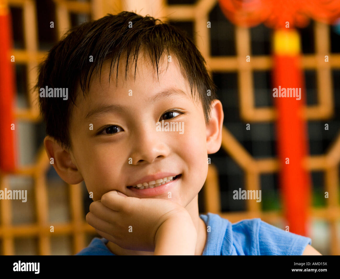 Chinese boy closeup hi-res stock photography and images - Alamy