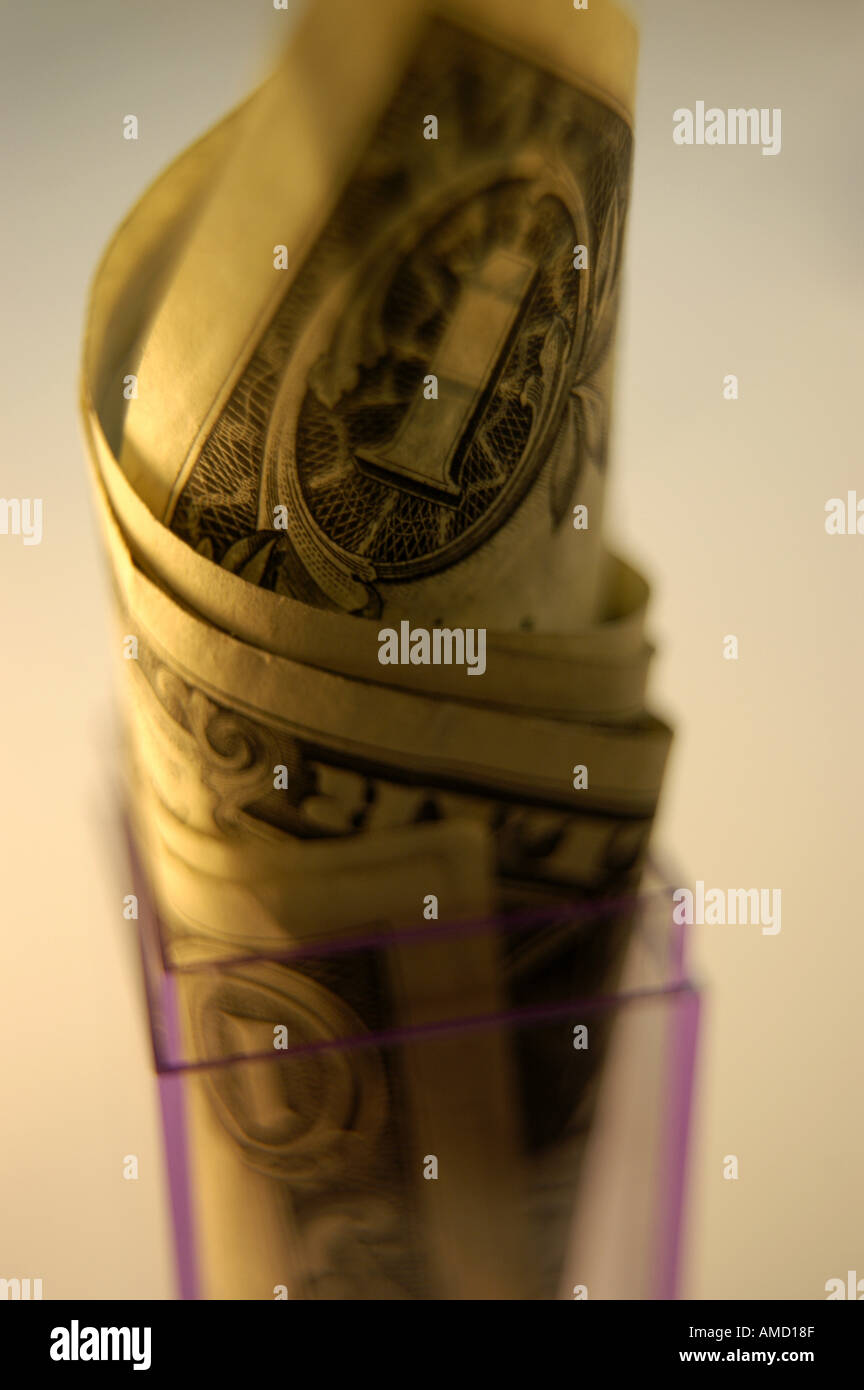 Close up a dollar bill Stock Photo - Alamy