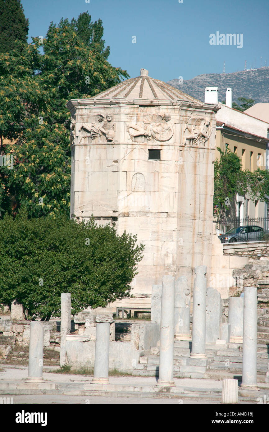 the temple of the gods of winds landmarks of athens greece Stock Photo ...