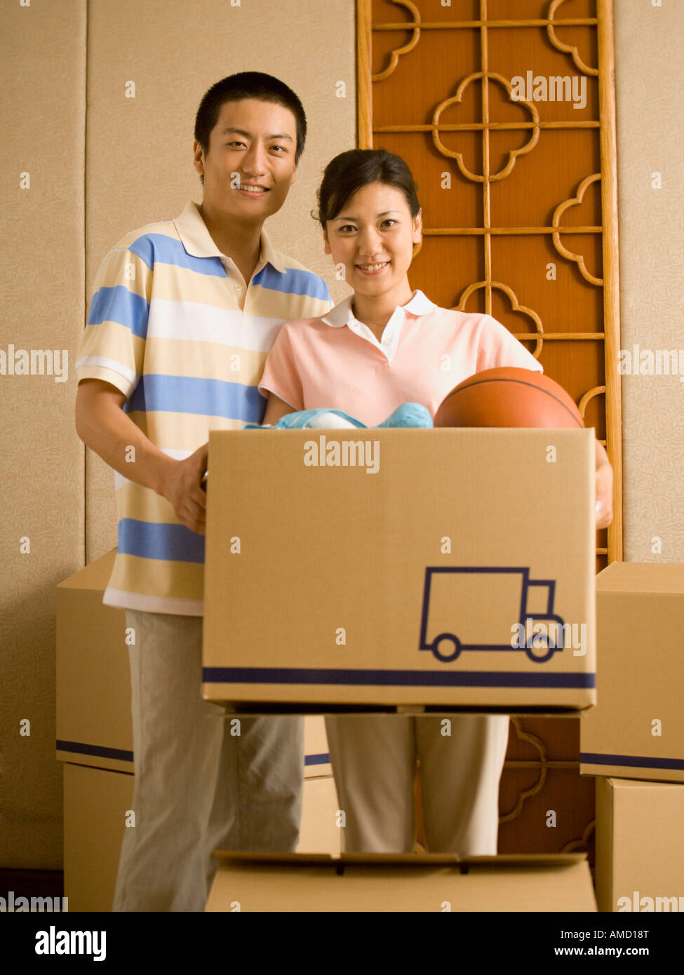 Affectionate couples posing in front hi-res stock photography and ...