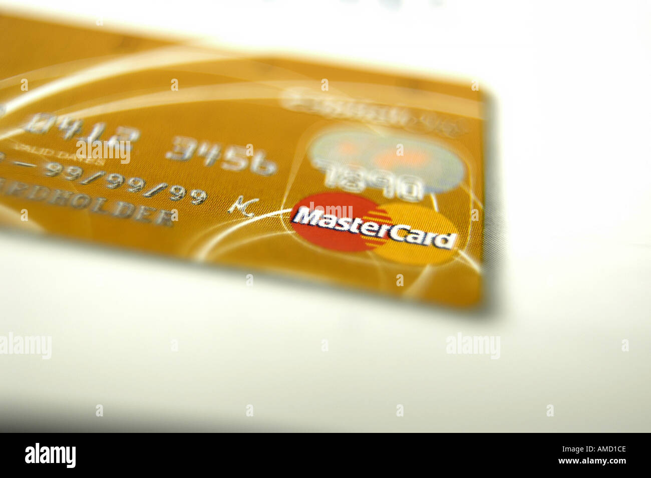 Close-up views of a Visa check card on a simple background Stock Photo ...