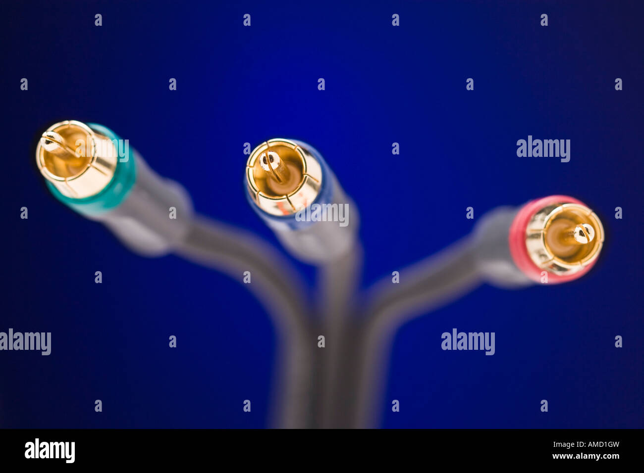 Detailed view of coaxial cable Stock Photo - Alamy