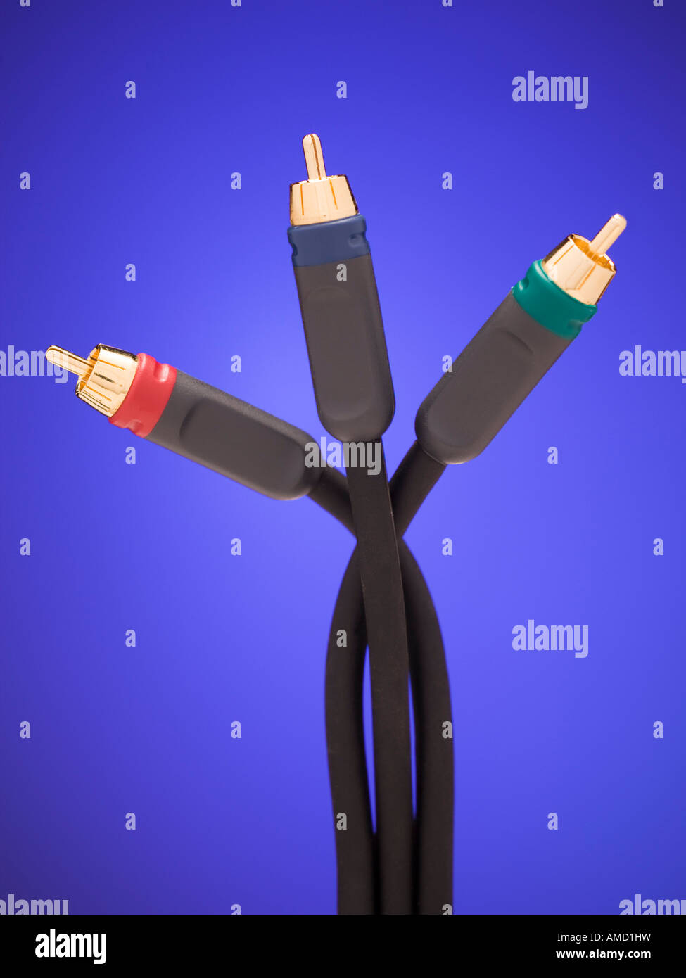 Detailed view of coaxial cable Stock Photo - Alamy