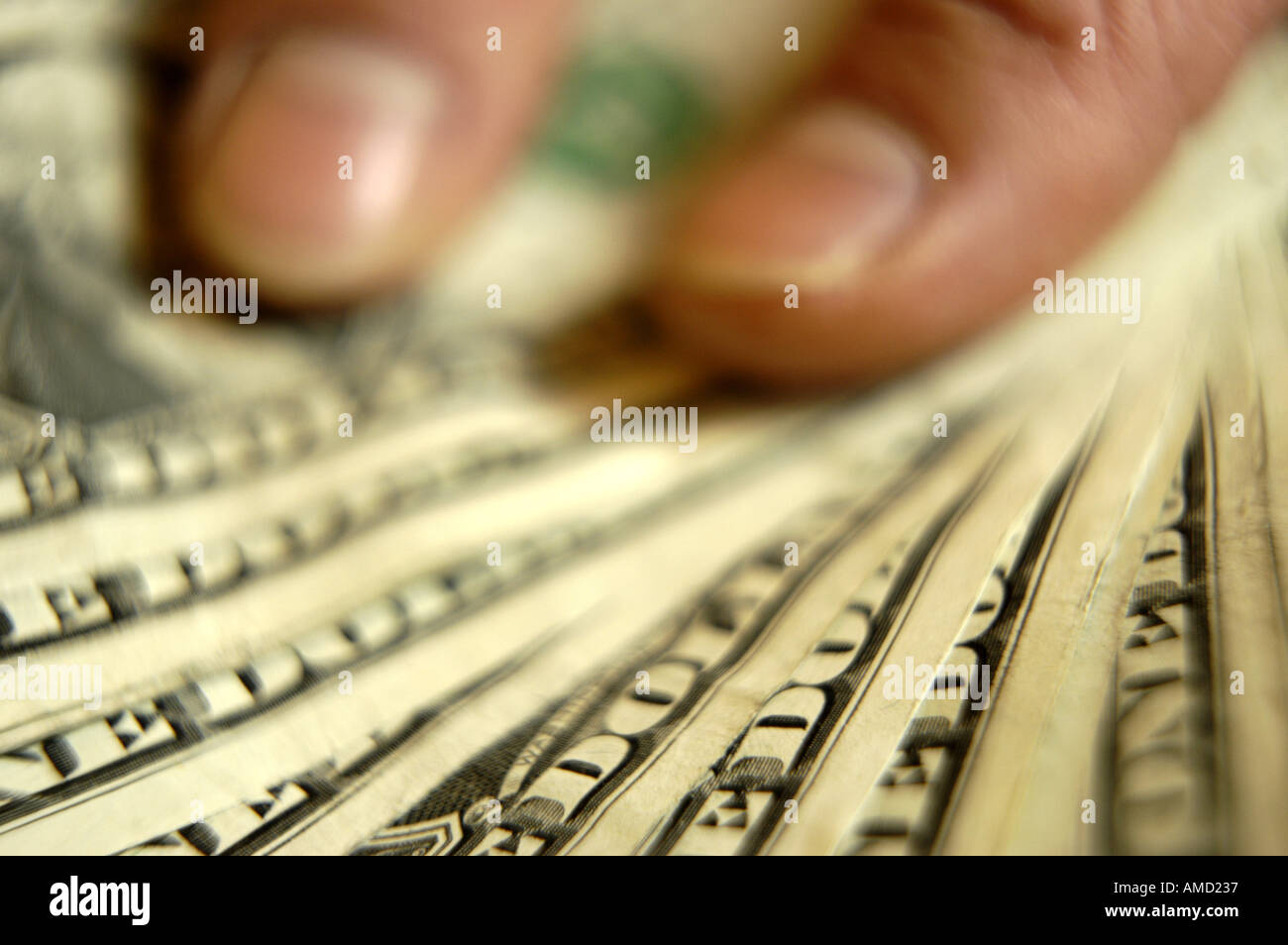 Close up a dollar bill Stock Photo - Alamy