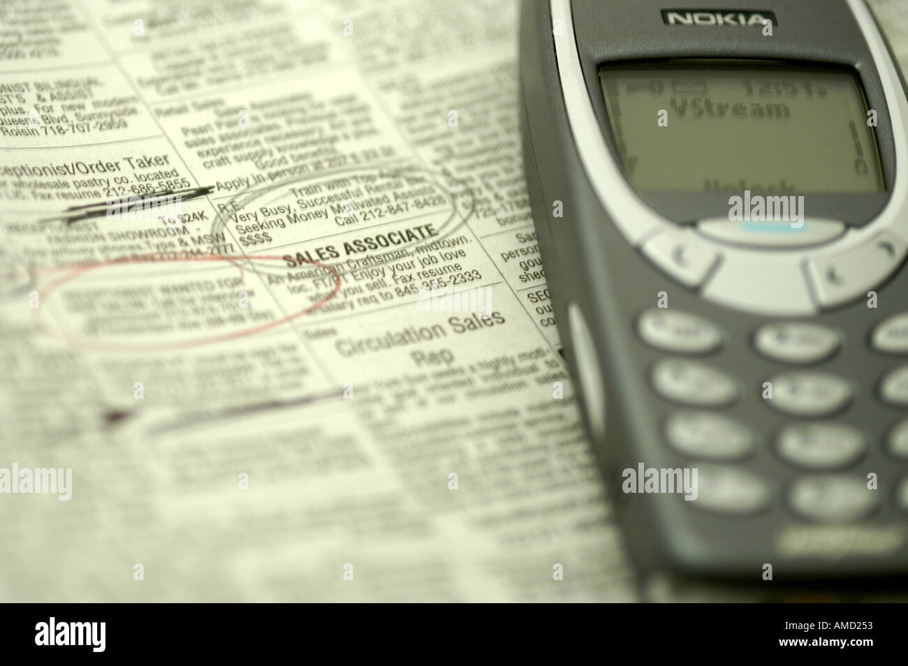 Help wanted section newspaper hi-res stock photography and images - Alamy