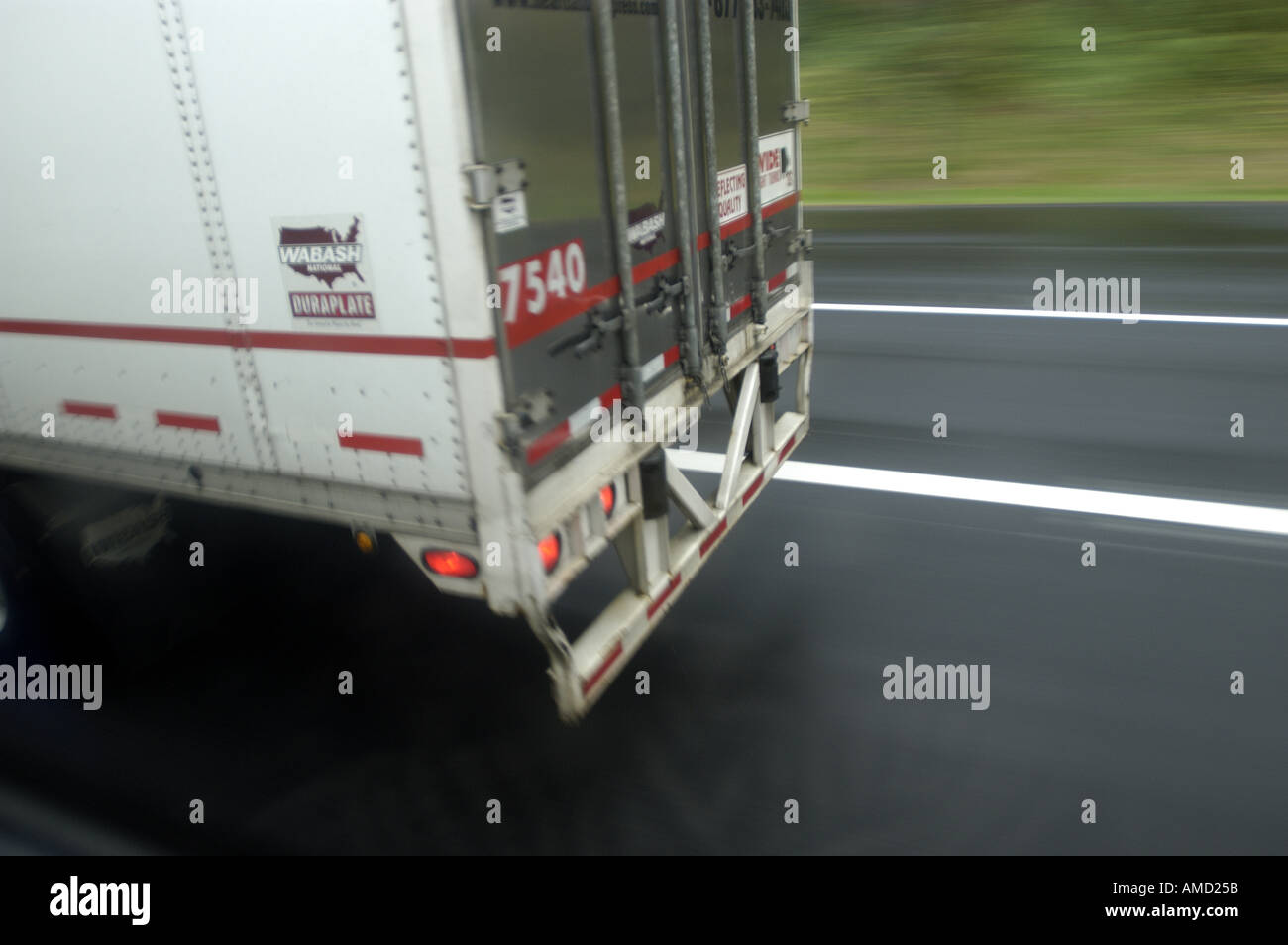 Outside highway road view from moving vehicle Stock Photo - Alamy