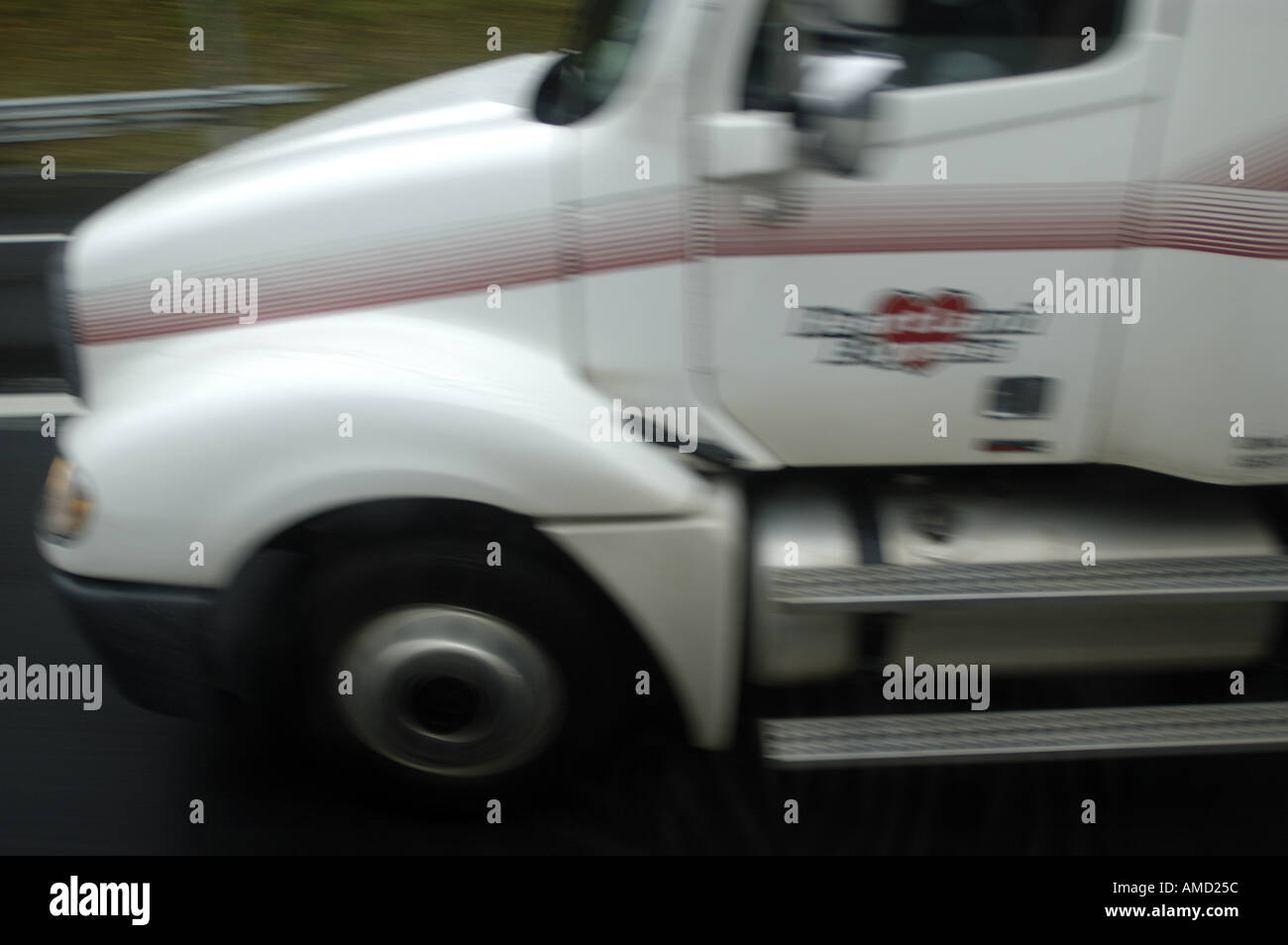 Outside highway road view from moving vehicle Stock Photo - Alamy