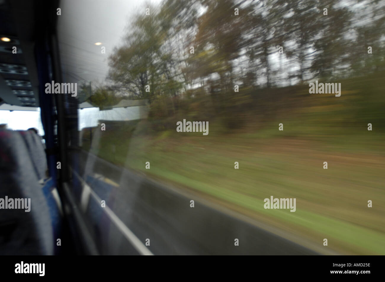 Outside highway road view from moving vehicle Stock Photo - Alamy