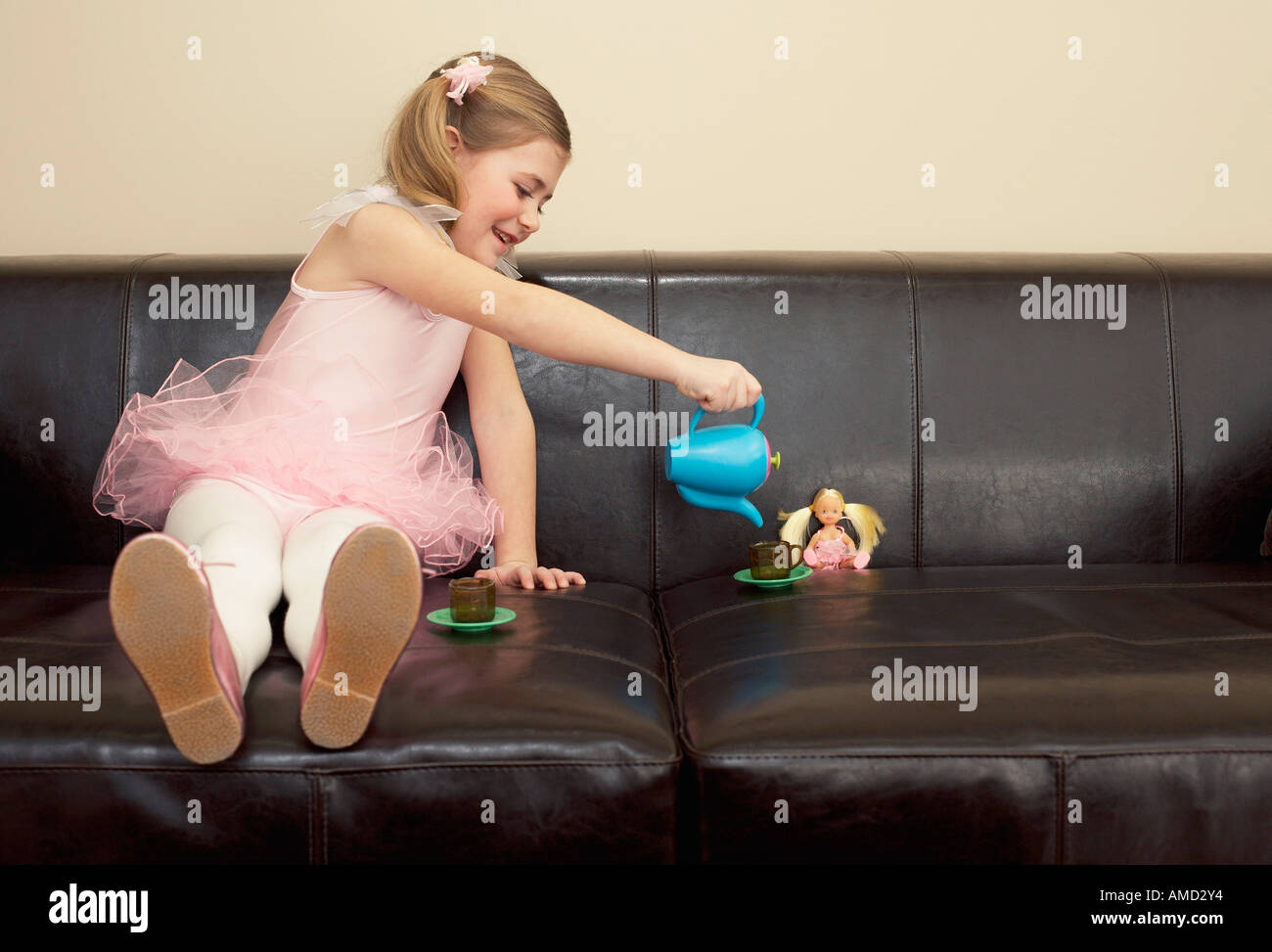 Children tea party dancing hi-res stock photography and images - Alamy
