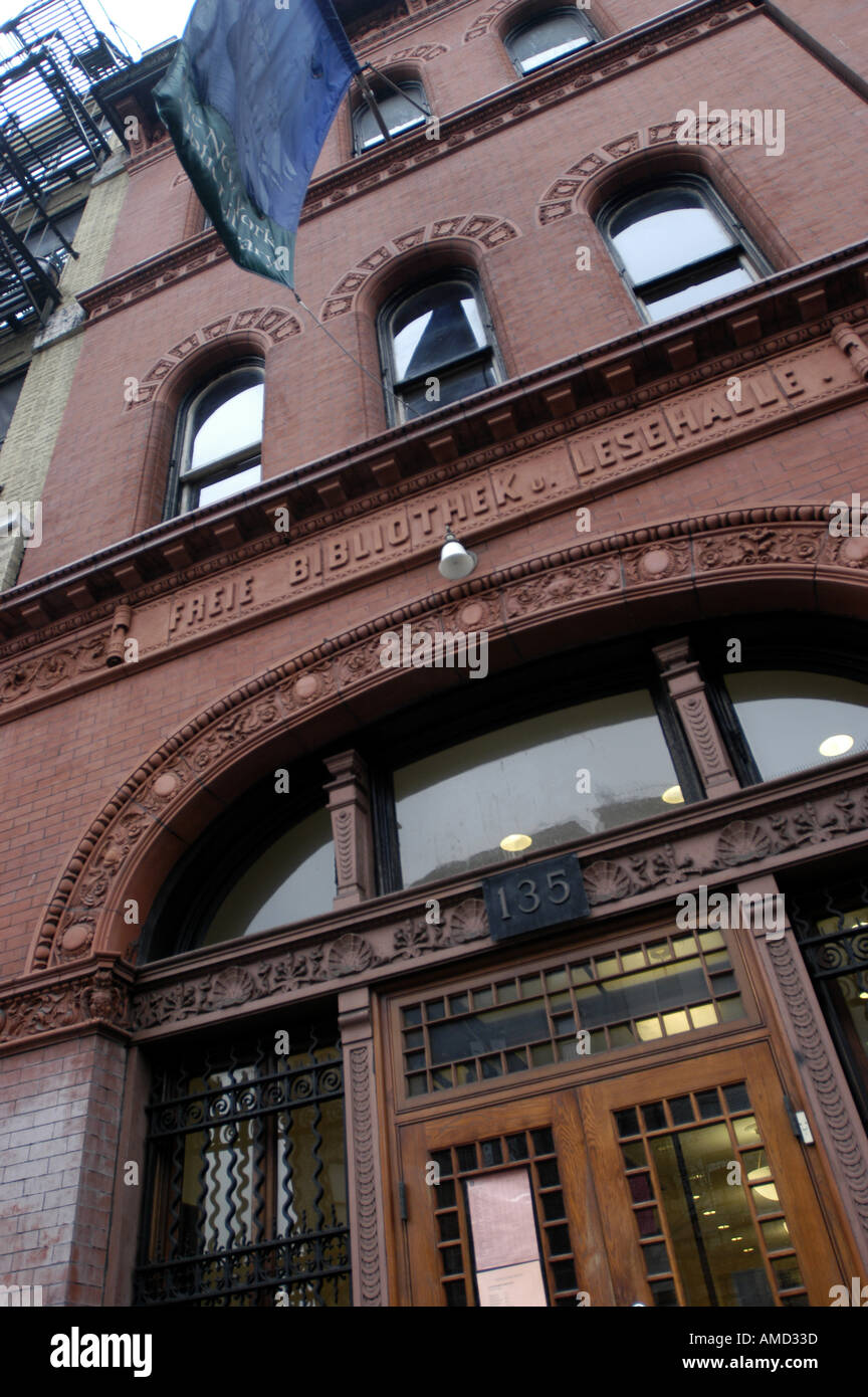 New York Public Library Eeast Village First public library in the city ...