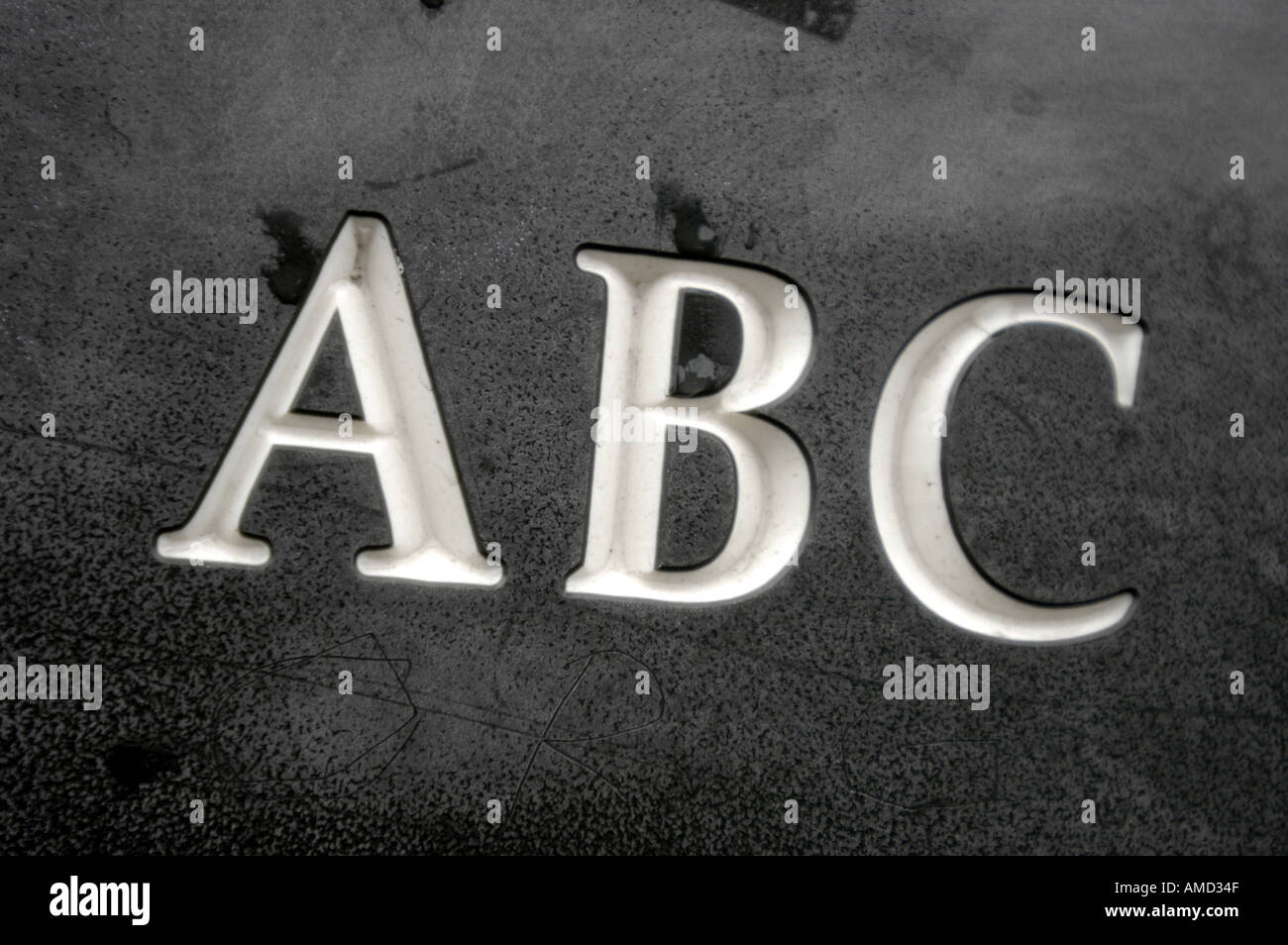 Engraved alphabets hi-res stock photography and images - Alamy