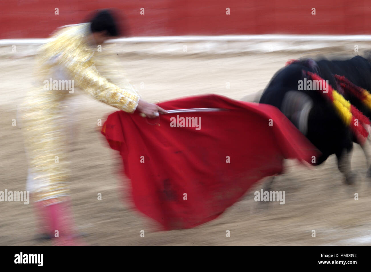 A Spanish bullfight Stock Photo - Alamy