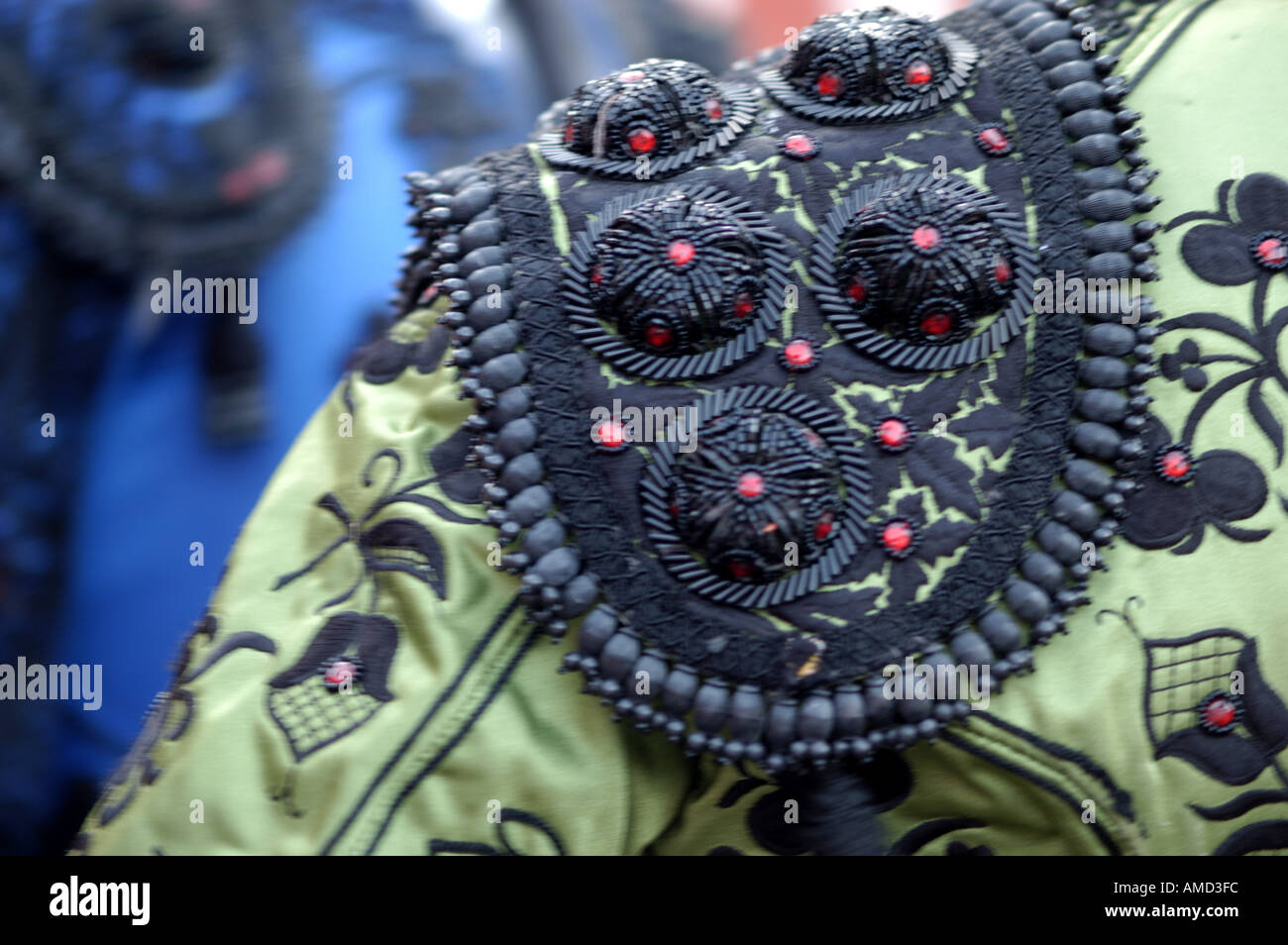 Close view of a bullfighters costume hi-res stock photography and ...