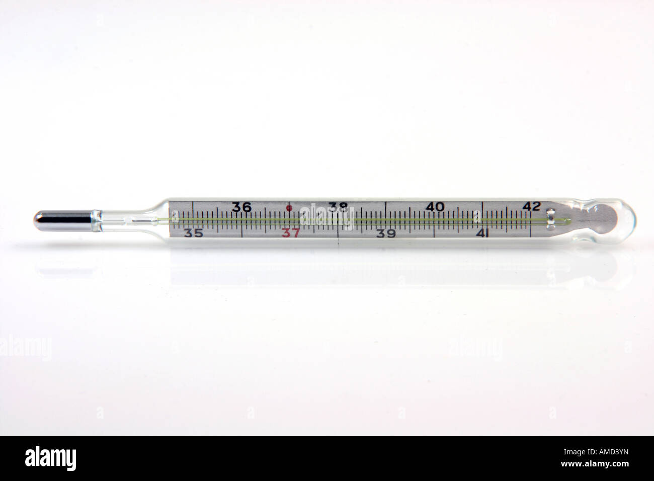 thermometer medical tools and objects isolated on white background with ...