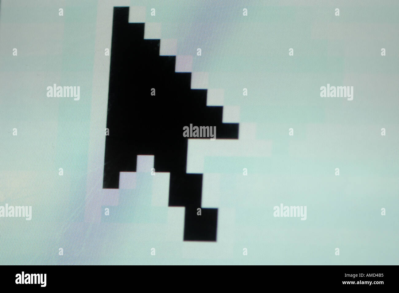 Arrow mouse indicator computer icon Stock Photo - Alamy