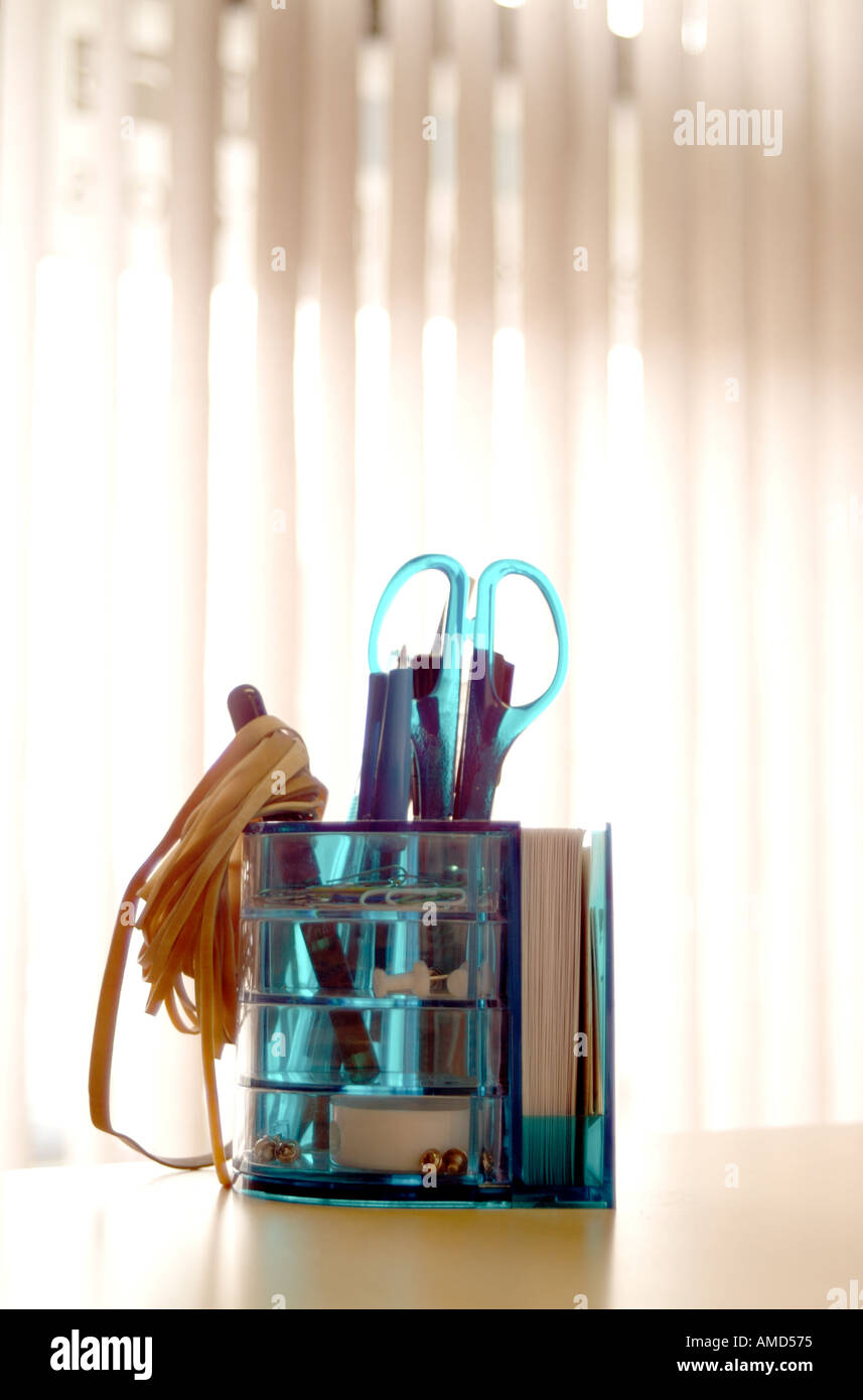 Desk tidy 2 Stock Photo - Alamy