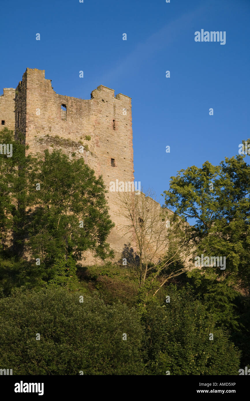 A view of Ludlow Castle in Shropshire Stock Photo - Alamy