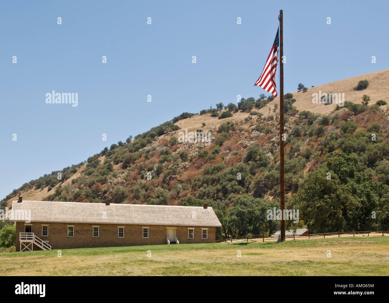California Lebec Fort Tejon State Historic Park active army post 1854 ...