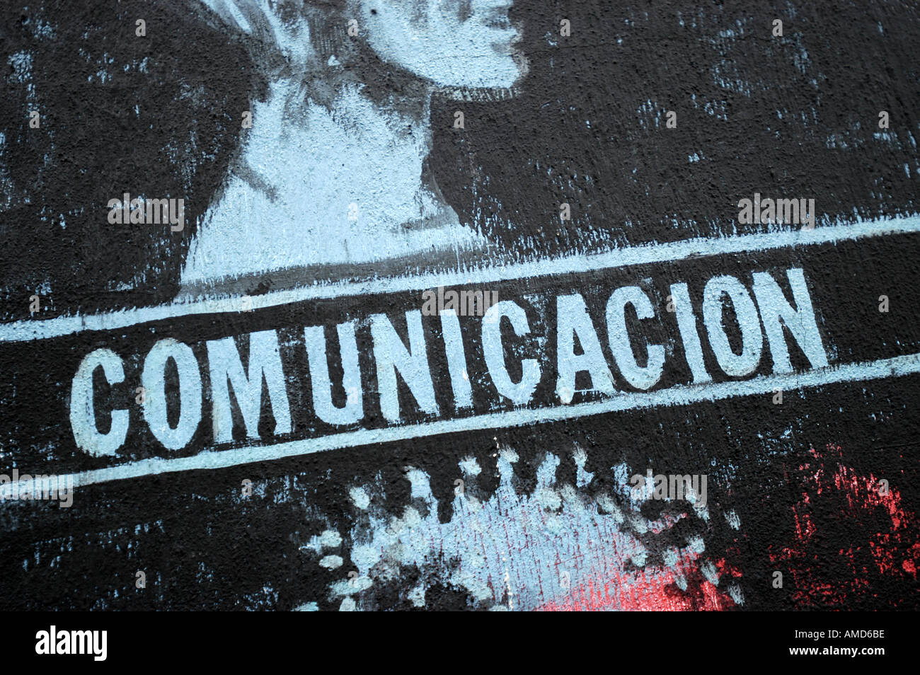 Communication Spanish language Stock Photo - Alamy