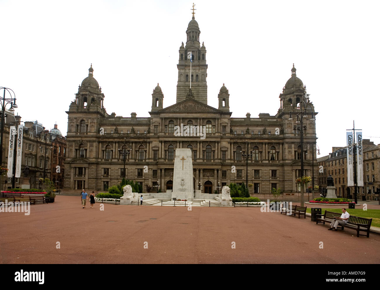 City Chambers building in Glasgow's George Square Stock Photo - Alamy
