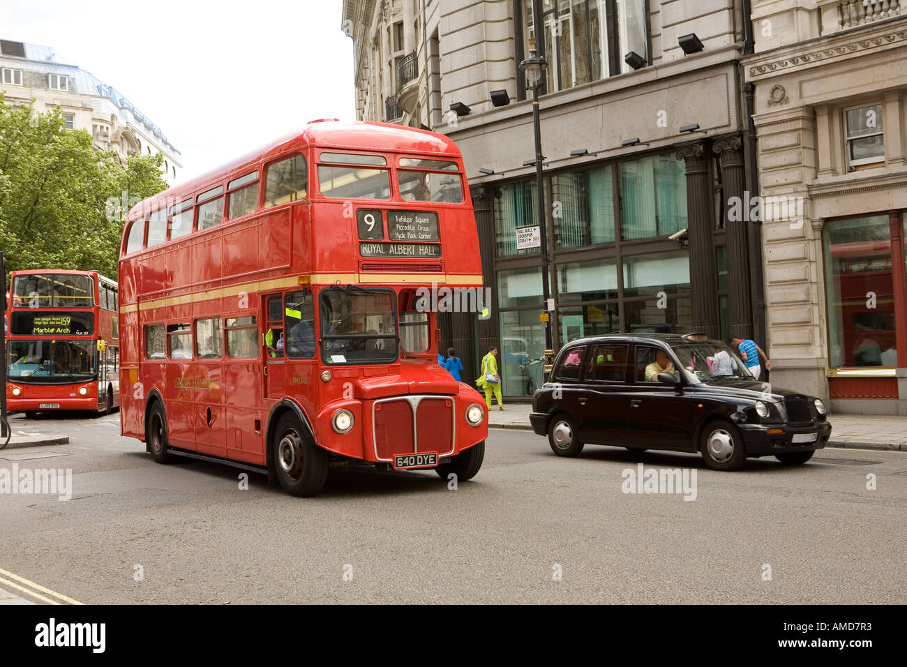 Public transport in London Stock Photo - Alamy