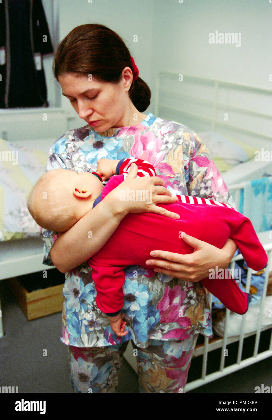 Swaying the Baby Stock Photo - Alamy