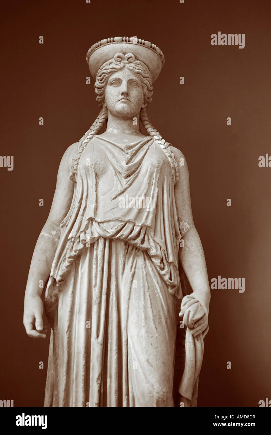 Roman caryatid sculpture hi-res stock photography and images - Alamy
