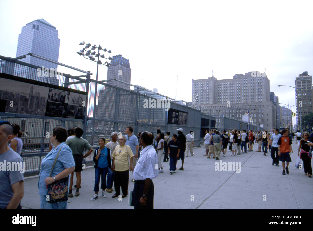 Plaques showing the names of the September 11 victims are read by ...
