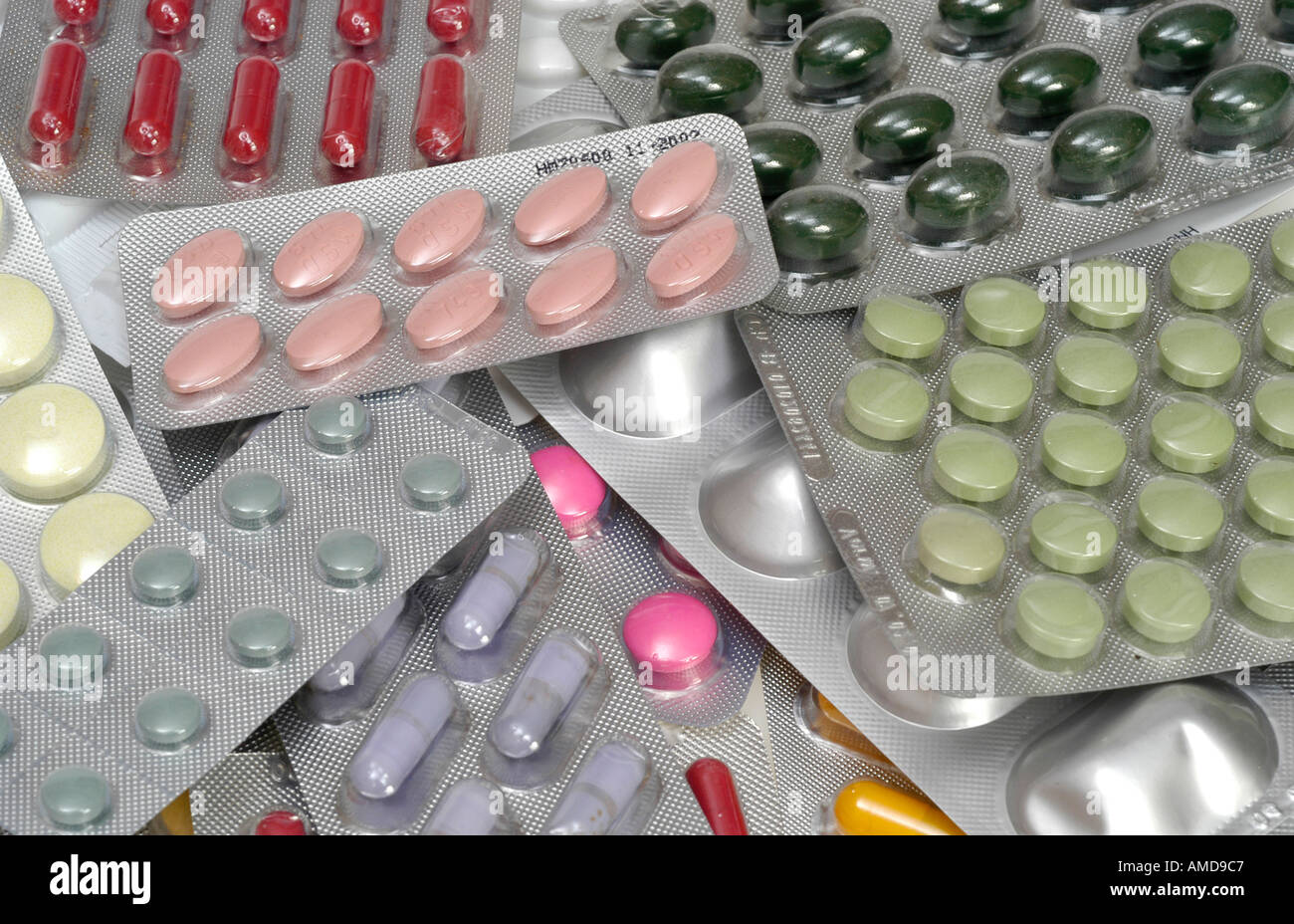 pills addicted to medicaments drug abuse Stock Photo - Alamy