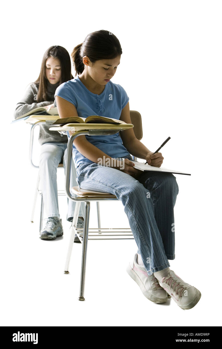 Kids studying silhouette hi-res stock photography and images - Alamy