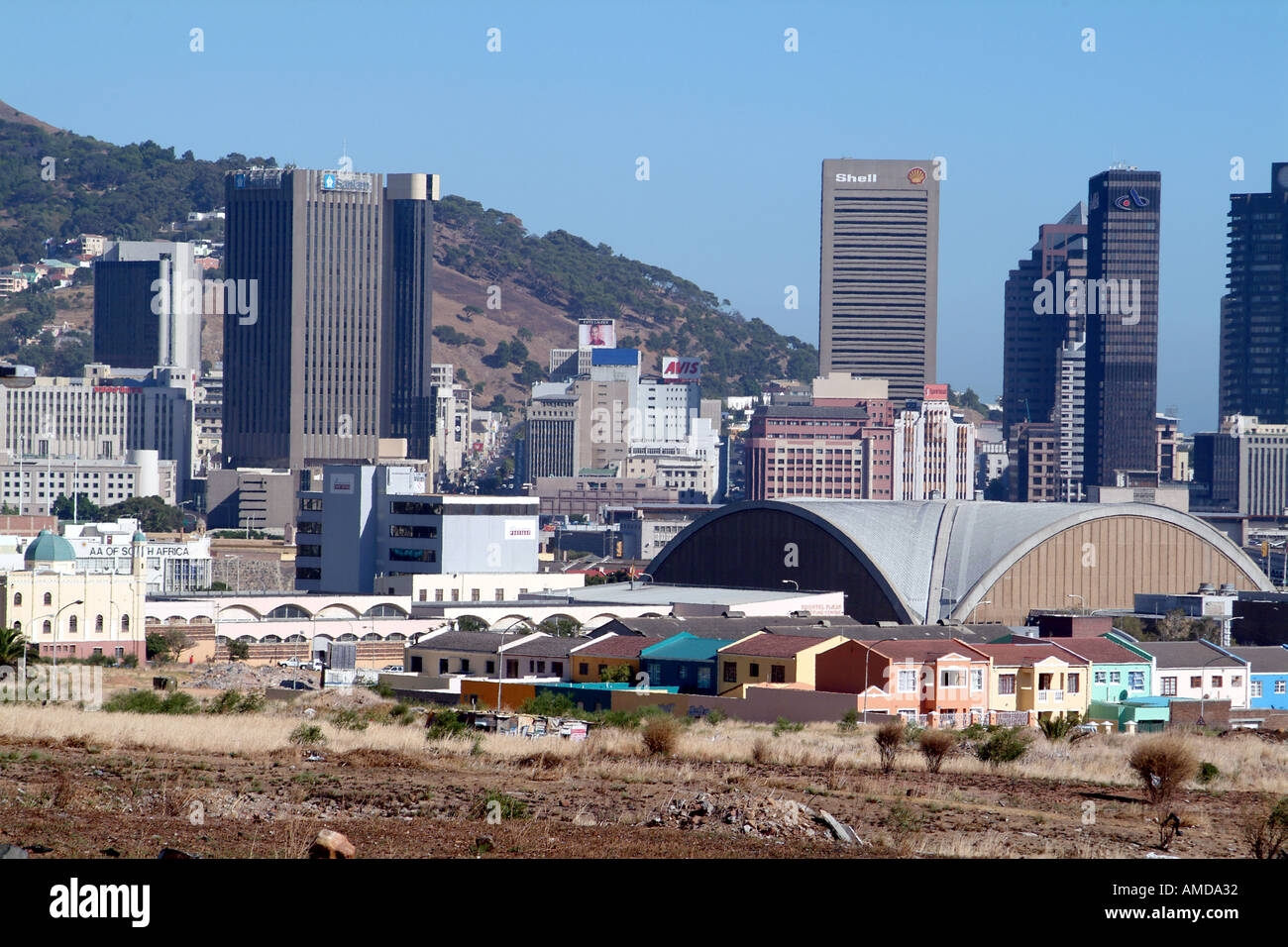 Cape Town South Africa RSA City viewed from District Six Stock Photo ...