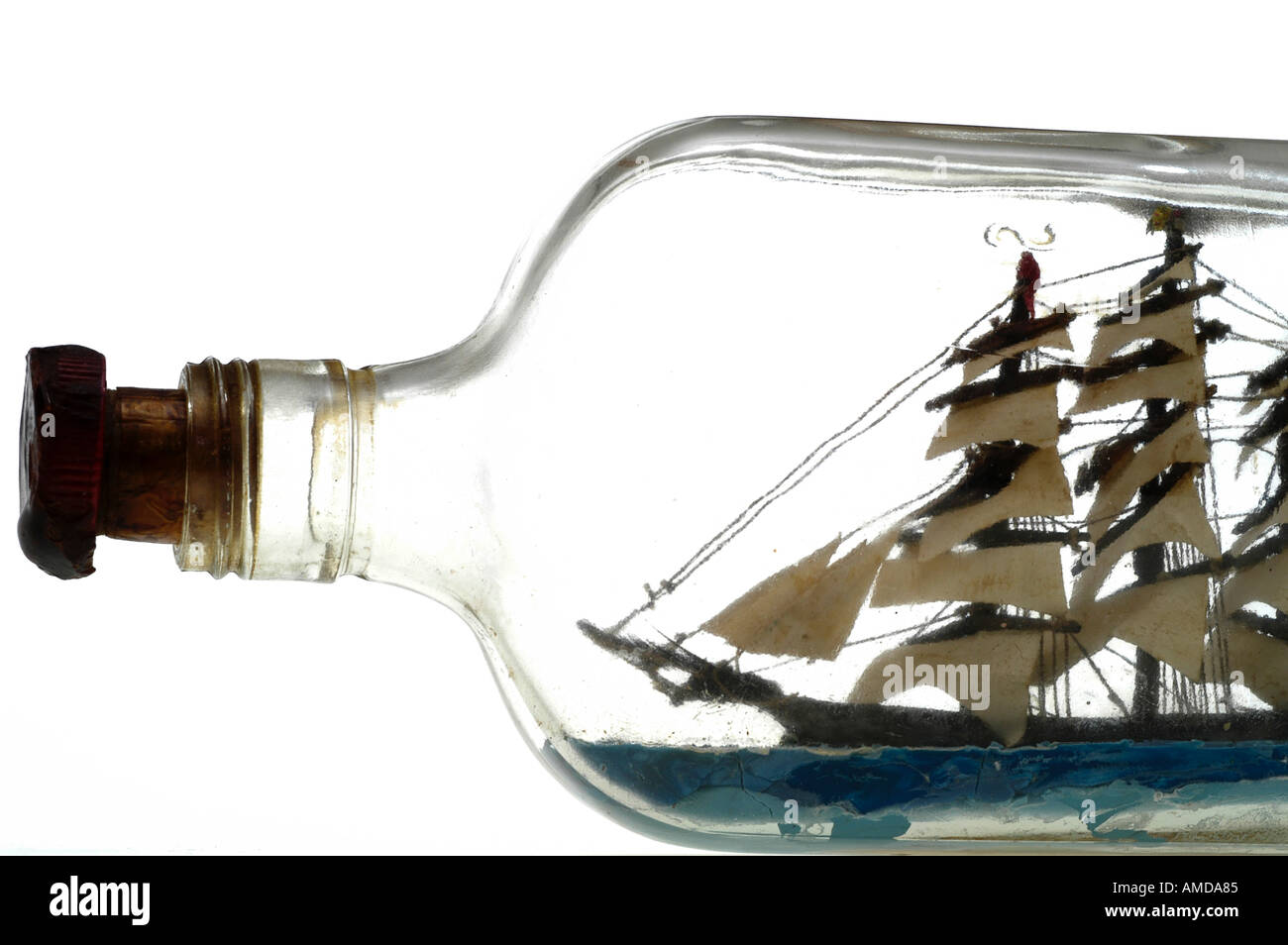 ship in a bottle Stock Photo - Alamy