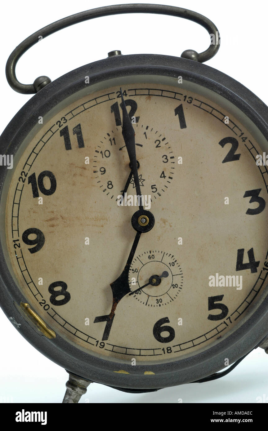 old alarm clock, clock face Stock Photo - Alamy