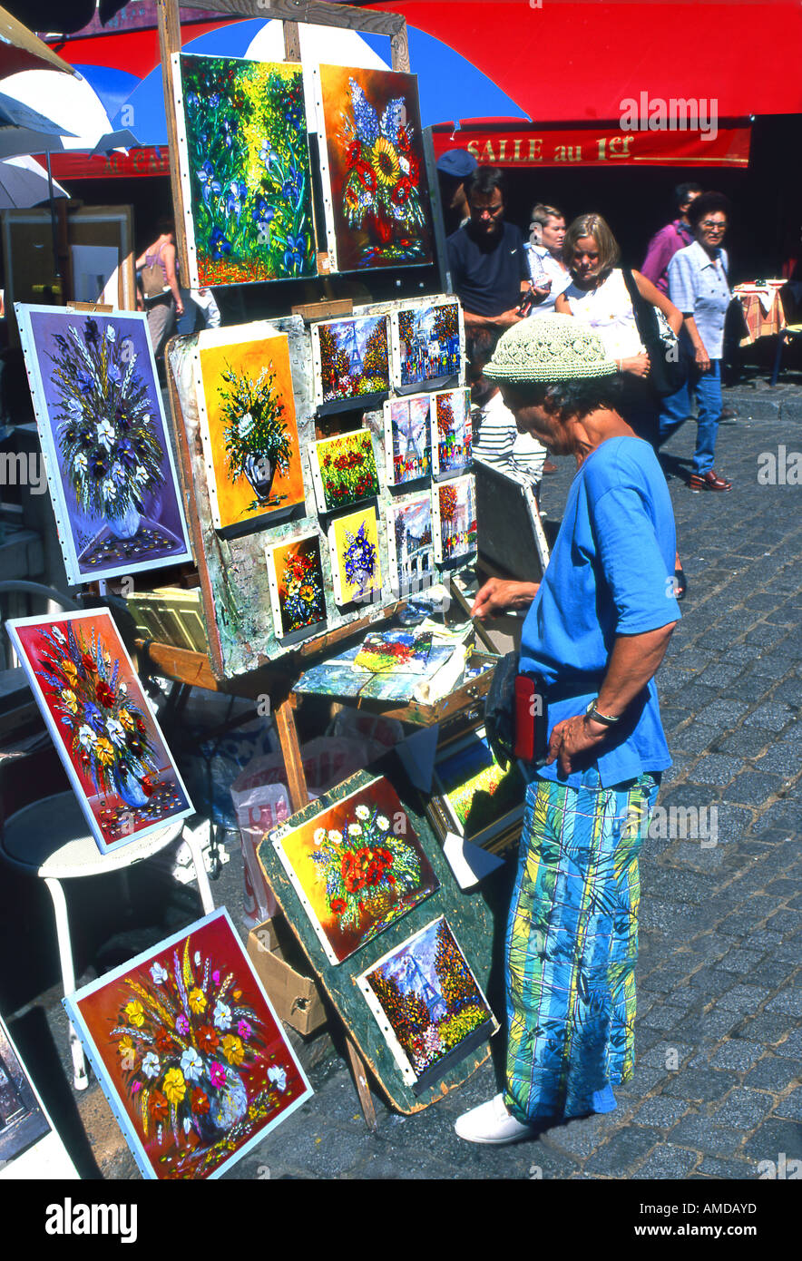 Paris paintings hi-res stock photography and images - Alamy