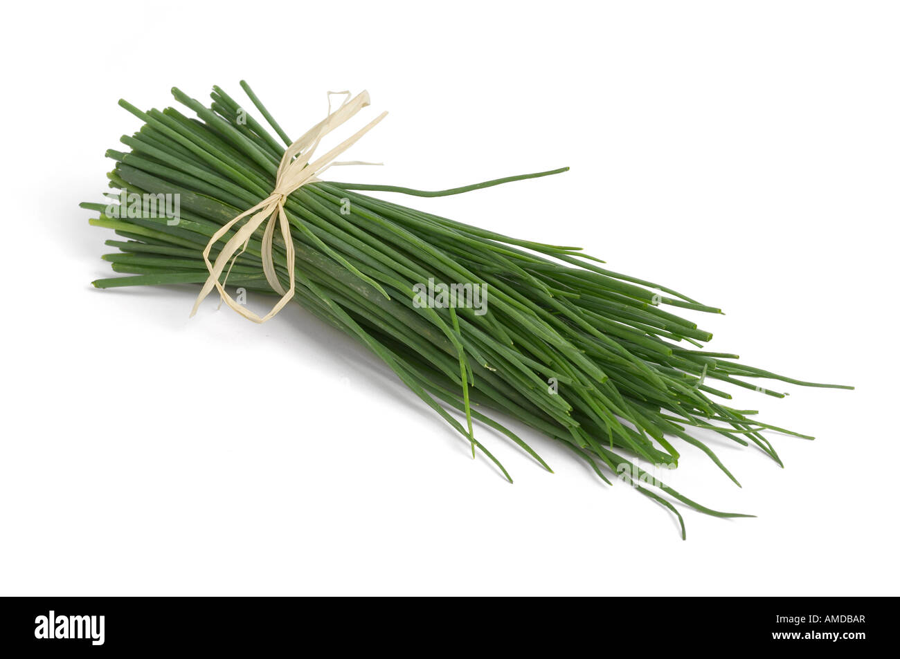 Bunch of fresh chives Stock Photo - Alamy