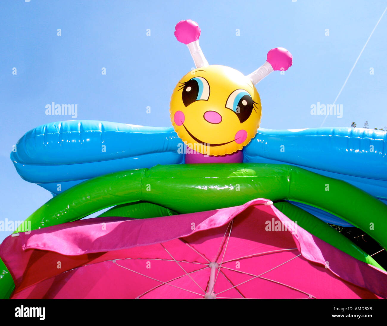Inflatable on Umbrella Stock Photo - Alamy