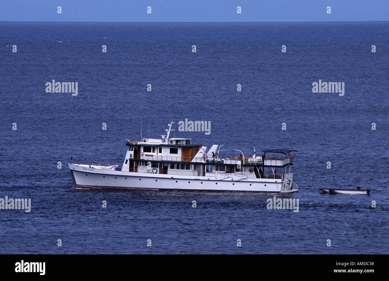 Darwin Explorer Tourist Class cruiser Galapagos Stock Photo - Alamy