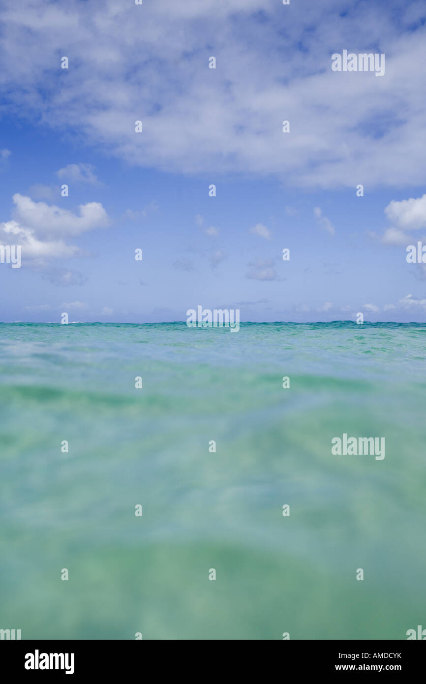 Ocean with blue sky Stock Photo - Alamy
