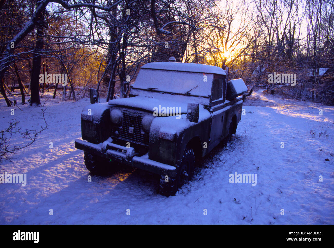 Land Rover - Ashridge woods - Hertfordshire Stock Photo - Alamy